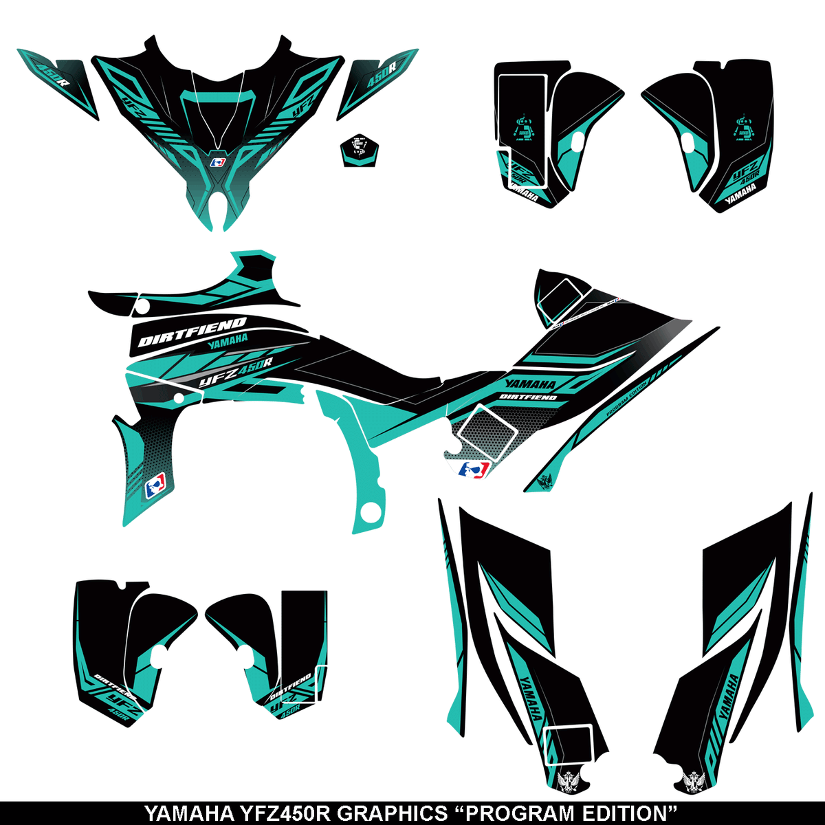 YFZ450R GRAPHICS "PROGRAM EDITION" – DIRTFIEND RACING