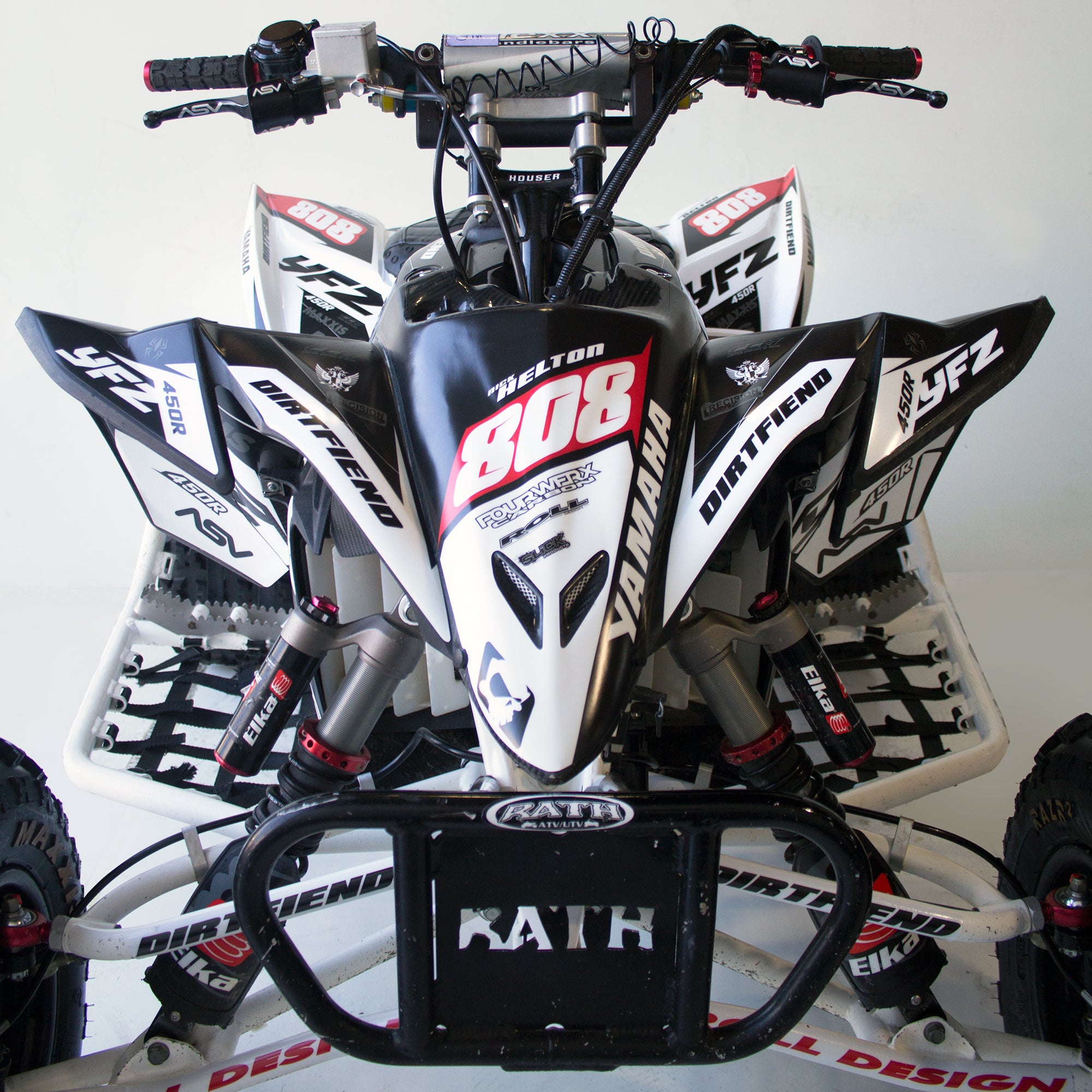 YFZ450R GRAPHICS "Strawberry Frog" – DIRTFIEND RACING