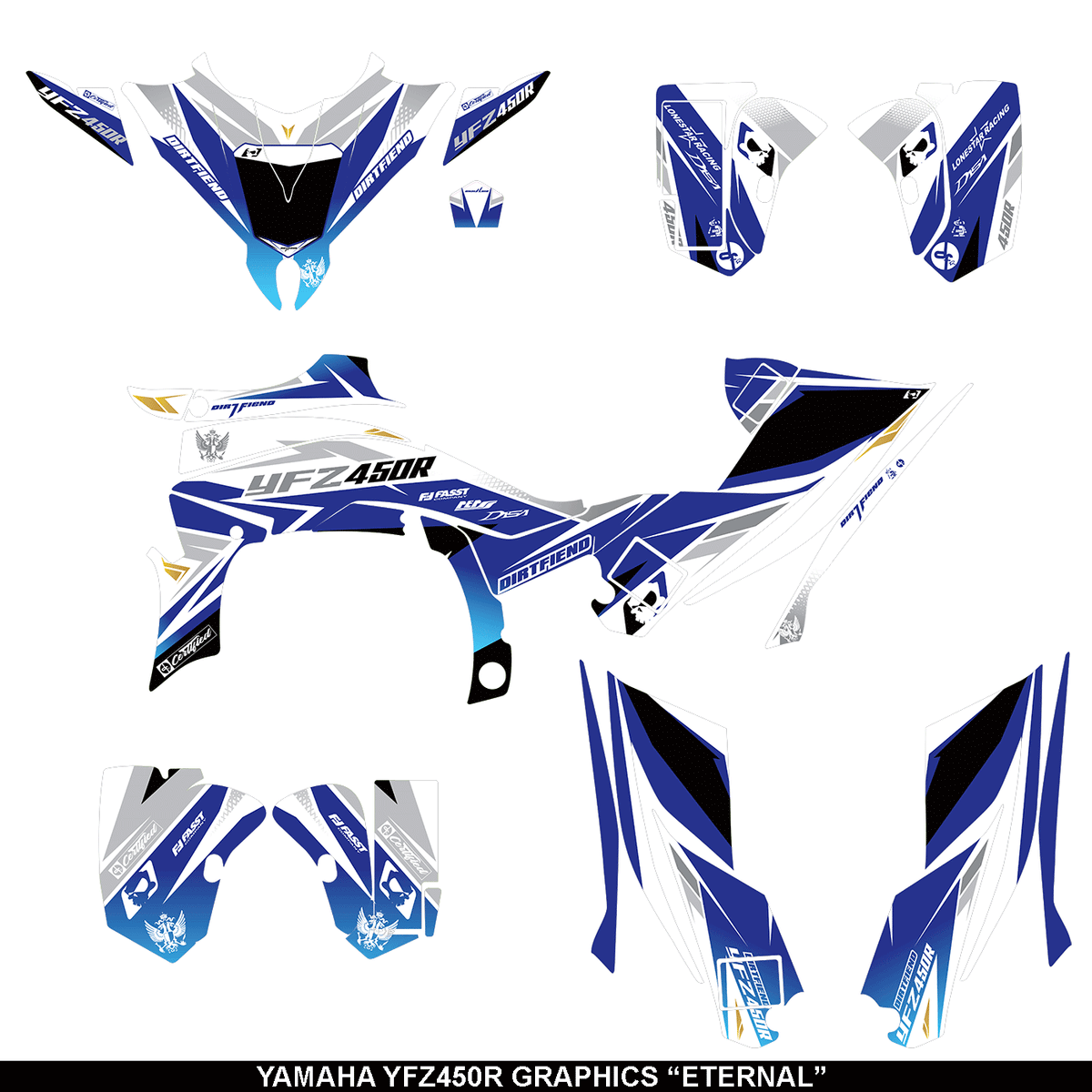YFZ450R GRAPHICS "ETERNAL" – DIRTFIEND RACING